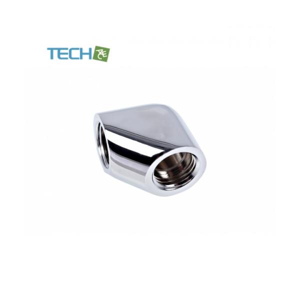 acool (Alphacool) Eiszapfen L-connector G1/4 inner thread to G1/4 inner thread - chrome 水冷 フィッティング 継手 ソフトチューブ コネクター Lコネク...