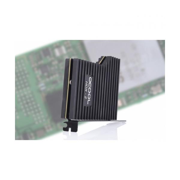 acool (Alphacool ドイツ) Eisblock HDX-2 PCIe 3.0 x4 アダプター M.2 NGFF用 パッシブクーラーブロック ブラック [11438]M.2 SSD用のミニクーラーです。acool (Alpha...