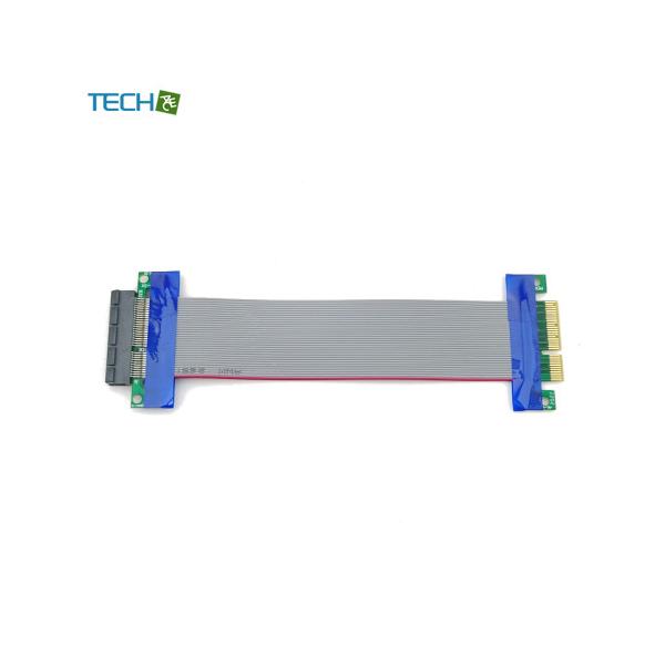 1スロット 4xオス 片側 - PCI-E 4xメス リボンケーブル ライザーカード 1U 2U 拡張カード 拡張スロット [CP-PCIE100-4-RC]PCI-E Flex ケーブルドライバーは不要ケーブル部分はホットスワップ対応なし...