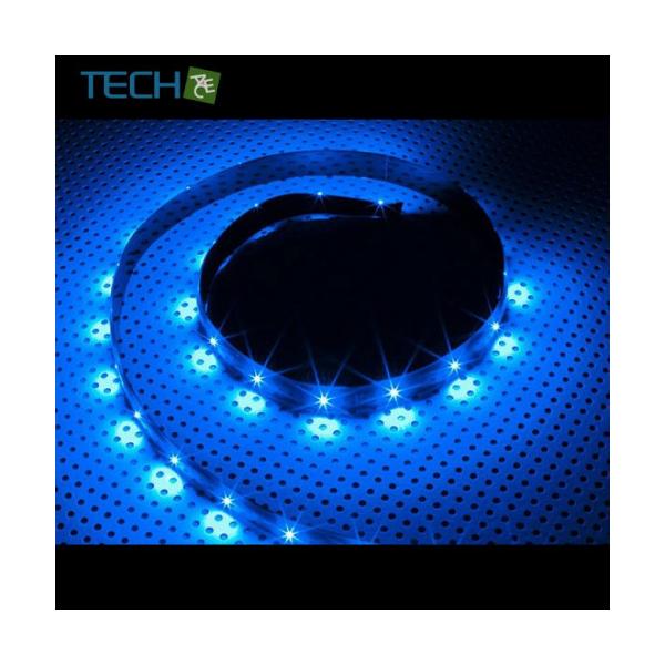 LAMPTRON FlexLight PRO - 30 LEDs - Blue（青色）ストリップライト PC LEDテープライト LEDモール 12V 4ピン柔軟性と防水性に富んだ水冷却システムファン用の30LED ライトカラー： Blue...