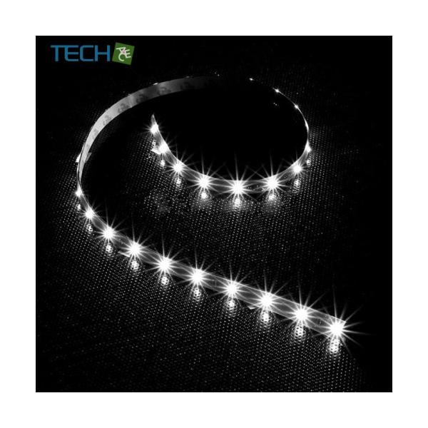 LAMPTRON FlexLight PRO - 45 LEDs - White（白）ストリップライト PC LEDテープライト LEDモール 12V 4ピン柔軟性と防水性に富んだ水冷却システムファン用の45LED ライトカラー：ホワイト（...