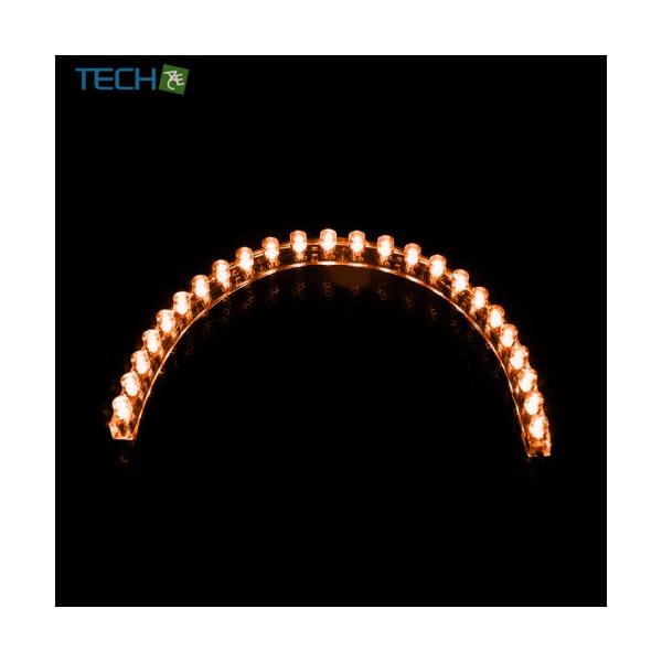 LAMPTRON FLEXLIGHT STANDARD - 24 LEDs - Orange（オレンジ）トリップライト PC LEDテープライト LEDモール 12V 4ピン柔軟性と防水性に富んだ水冷却システムファン用の24LED Flex...