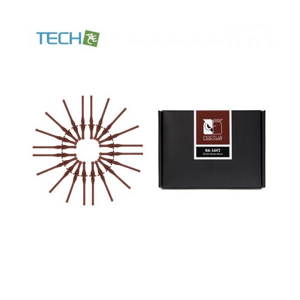 Noctua NA-SAV2 Anti-Vibration Mounts ファン固定用 防振ゴム ゴムブッシュ 20本入り (ブラウン）[NA-SAV2]ファン固定用防振マウント　20本セットファンの振動がケースに伝わって音が出るのを軽減し...