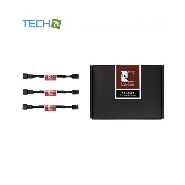 Noctua NA-SRC10 3-Pin Low-Noise Adaptors ファンコネクター 延長ケーブル  長さ110mm  3本セット 3pinメス-3pinオス [NA-SRC10]ファンと電源との間に接続することで回転速度やフ...