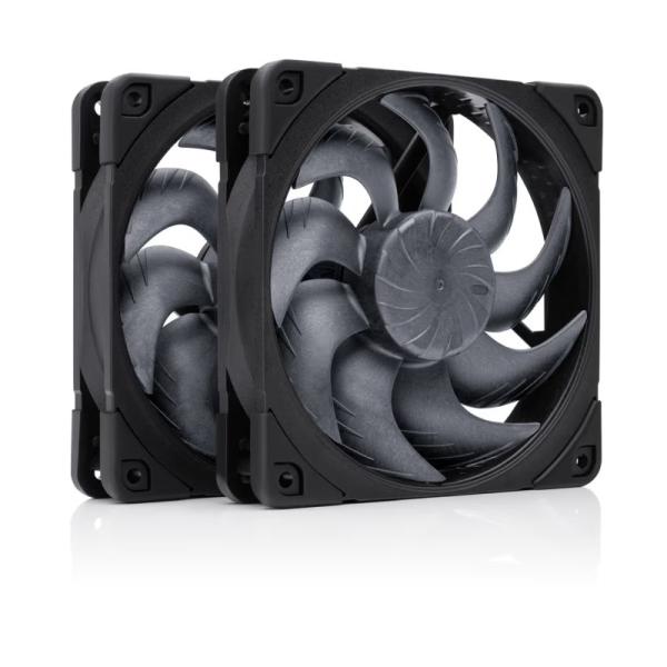 Noctua NF-A12x25 G2 PWM Sx2-PP chromax.black ブラック 2個 120mm 25mm厚 ファン 冷却ファン ケースファン CPUクーラー 水冷 ラジエーター【6年保証】NF-A12x25の後継機、ス...