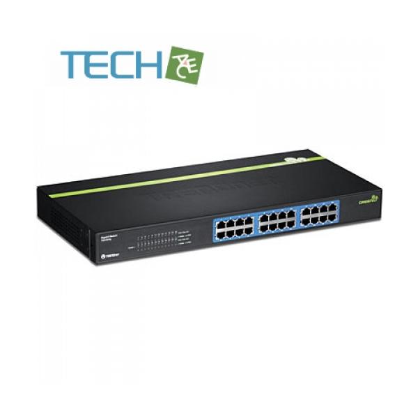 【新品特価品】Trendnet TEG-S24g - 24ポート Gigabit GREENnet スイッチ全24ポートGigabitインターフェース装備を備えた高性能なスイッチです。 最先端のGREENnet技術により最大約70％の省エネ...