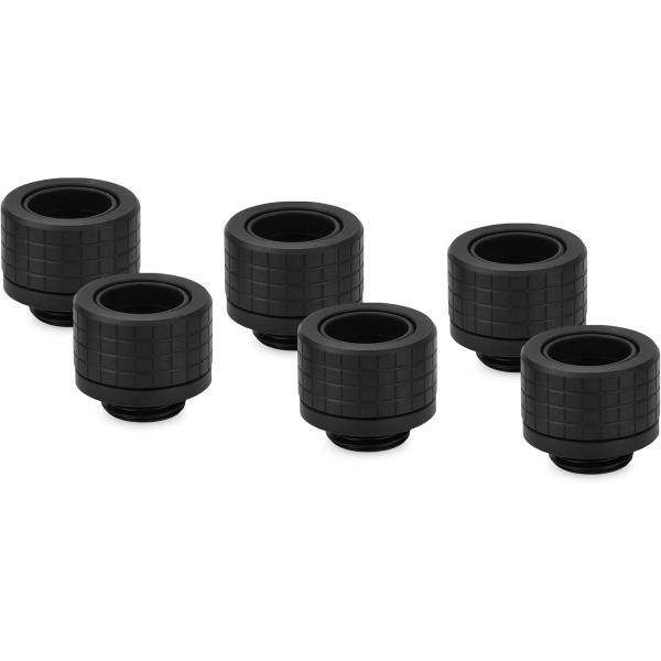 Thermal Grizzly DeltaMate Fitting HT14 Black 6個パック 接続パーツ 水冷パーツ G1/4 フィッティング コネクター 継手　[TG-DM-FIT-6014]●カスタム水冷向け高品質フィッティング...