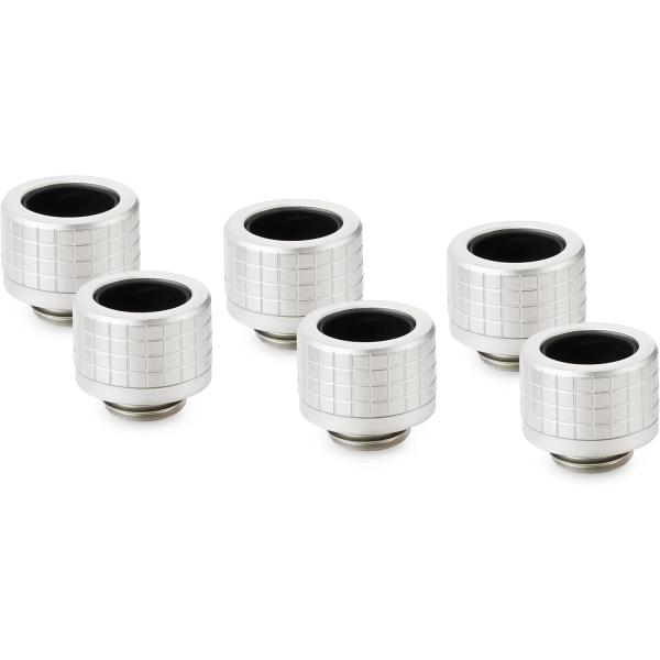 Thermal Grizzly DeltaMate Fitting  HT14 Matt Nickel 6個パック 接続パーツ 水冷パーツ G1/4 フィッティング コネクター 継手　[TG-DM-FIT-6214]●カスタム水冷向け高品質...
