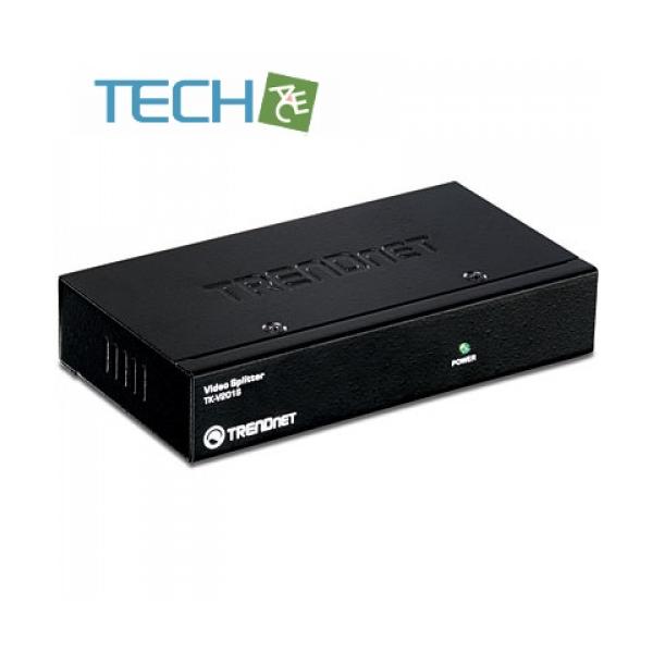 【新品特価品】TRENDnet TK-V201S 2ポートスタッカブル ビデオ スプリッター特別なソフトウェア不要！テレビやプロジェクターなど複数のモニターを同時に出力することができる分配器最高解像度は1920 x 1440ピクセルと超高解...