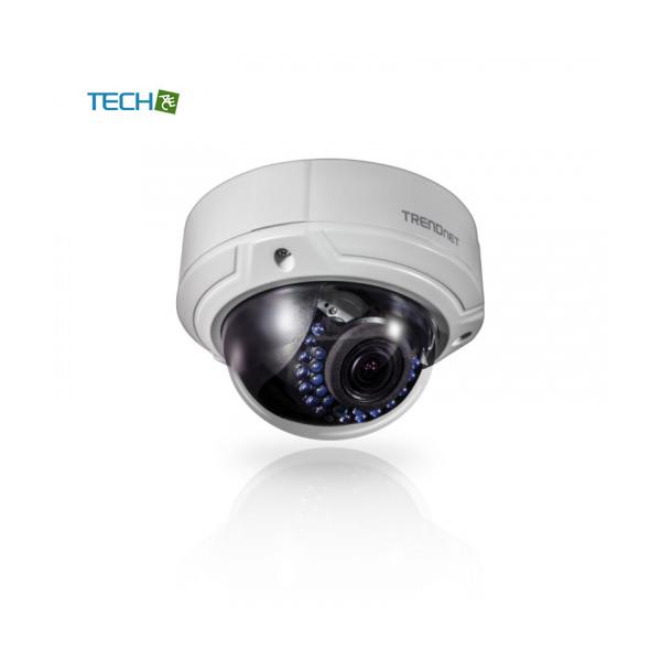 Trendnet TV-IP341PI - 屋内用天井取付け用 2 MP 1080p Varifocal PoE IR ドーム型ネットワークカメラ最大 30 メートルの暗視範囲で昼夜の安全監視を提供過酷な環境に耐えるIP66の耐候性ハウジン...