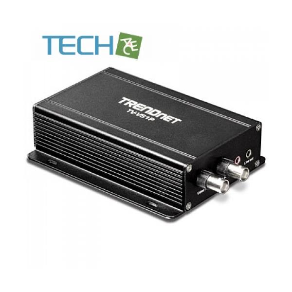 【新品特価品】Trendnet TV-VS1P - シングルチャンネル PoE アナログ→IPビデオ　エンコーダー従来のアナログCCTVカメラをIP化セキュリティーカメラに変換できる装置です●アナログＣＣＴＶセキュリティーカメラをＩＰ化に！...