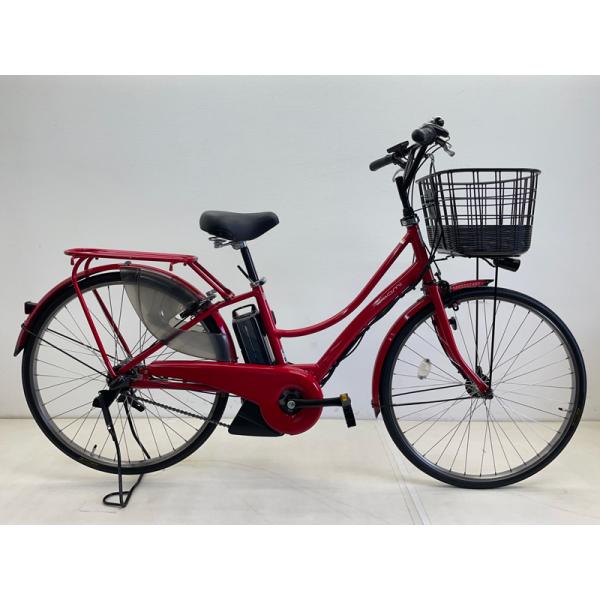 中古 電動自転車 です。経年劣化や傷等が御座います。洗車、部品交換、整備後に実走行にて動作、バッテリー状態のチェックをしております。▼仕様・車名　　　　　：パスami・カラー　　　　：レッド・号機　　　　　：X0L9・サイズ　　　　：26イ...