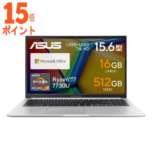 JAN:019710525844016GBSSD 512GBO M1502YA-BQ190WS・仕様・OS ： Windows 11 Home 64ビットディスプレイ …・サイズ ： 15.6型・パネル ： ワイド/TFTカラー液晶/ノング...