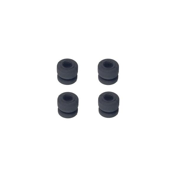 オーディオ機器内蔵CD/DVDドライブ・ユニット用防振ダンパー4個セット劣化したダンパーの交換用としてお使い頂けます。外径14mm 高さ13mm 軸穴径7mm 貫通型 二段素材：ゴム＜この商品の配送について＞この商品は郵送（クリックポスト）...