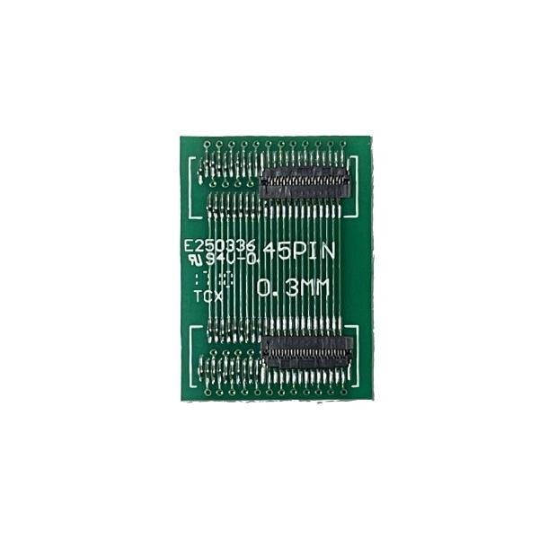 フラットケーブル用延長基盤（25ピン）（コネクタは25ピンで基板は違うピン数のものとなる場合がありますが、ご使用上の問題はございません。）フラットケーブルは0.3mmピッチのみ対応（コネクタはラッチ・ロック式）外部機器への接続や信号の抽出の...