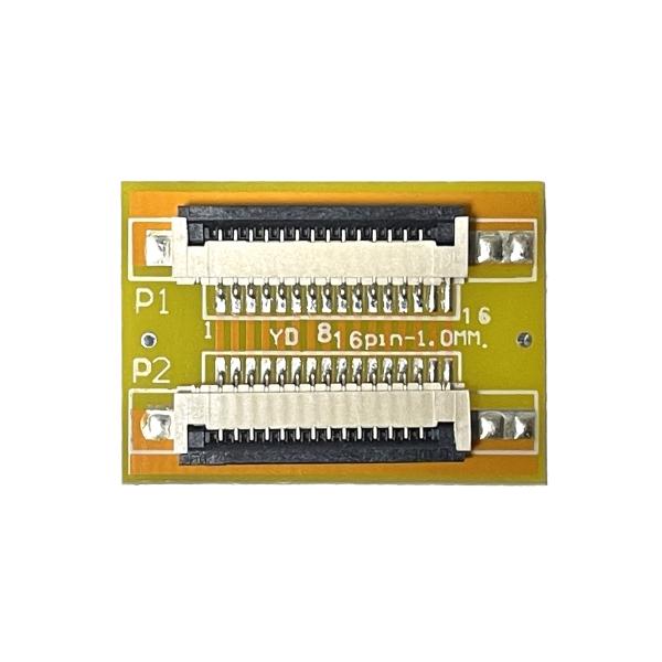 フラットケーブル用延長基盤（14ピン）フラットケーブルは1mmピッチのみ対応（コネクタはラッチ・ロック式）外部機器への接続や信号の抽出の為に延長が必要な場合などでお使い頂けます。フラットケーブルは付属しておりません。試作、研究開発用に。＜こ...