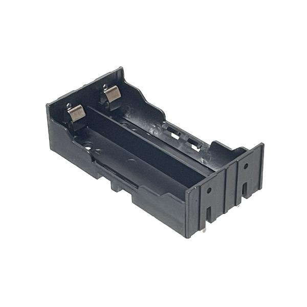 基板取付タイプ・バッテリーボックス 1個18650サイズ 2本用基板に実装することが可能な電極リード付き（各電極は独立しており、直列又は並列に接続されておりません。）基板実装には電極リード用に径1.7mm以上のスルーホールが必要となります。...