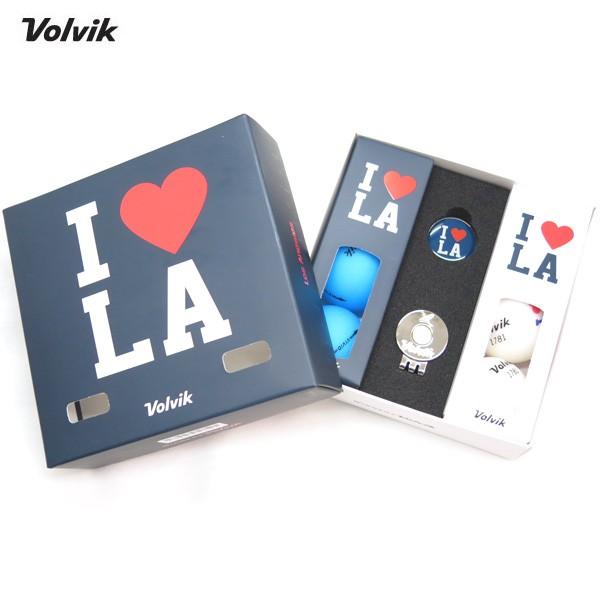 Volvik ボルビック ロサンゼルス Los Angeles US ゴルフボール。印象的なVIVIDマット仕上げ。よく見えるマット仕上げのカラーボール。マットブルー、マットホワイトのゴルフボール各3個、ボールマーカー、磁気帽子クリップ付き...