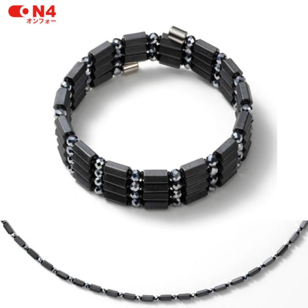 ON4 オンフォー TYPE-C タイプC重厚感と存在感を備えた スポーツPROタイプ六角柱磁石の重厚感テラヘルツ鉱石の輝きが存在感をもたせ 常にベストパフォーマンスを追求する人たちへ医療機器認証番号：307AGBZX00030A01長さ：...