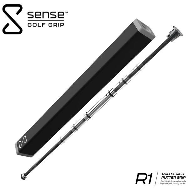 ■Sense R1 パターグリップ センスグリップ S.A.W.システムキットR1は、パターフェイス面と並行なグリップ側面の幅を広くすることにより、パッティングストロークの方向性をよりグリップで感じられるように設計されました。体積が大きいに...
