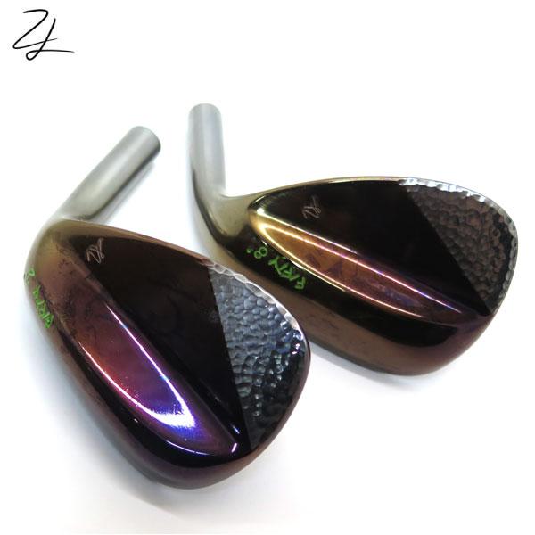 ZL GOLF ZLウェッジヘッド ヘッドのみ 2本セットイギリス発のZL GOLF。ZLウェッジは機械仕上げの製品とは異なり、1本1本ハンドメイドにより、異なる仕上がりになっています。フェースにコーティングが施されていないため、マイクロミ...