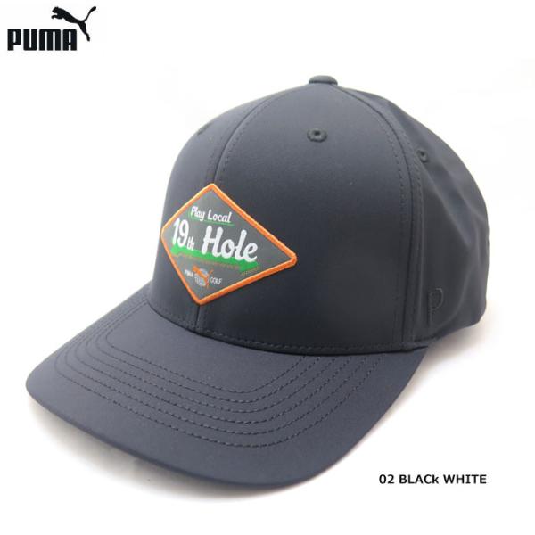 PUMA 025576 プーマ 19THホール パッチキャップ 24 ゴルフキャップ特徴的な「Play Local 19th Hole」パッチロゴが刺繍されたゴルフキャップ吸湿発散性に優れたスウェットバンド。素材：ポリエステル92%、ポリウ...