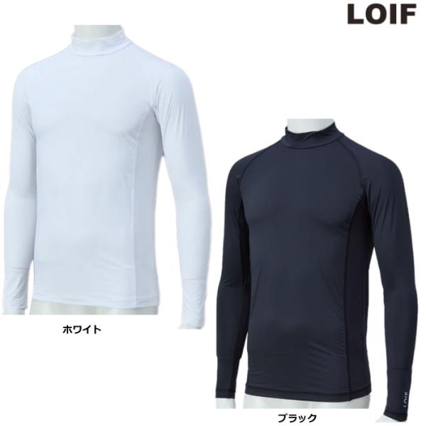 LOIF HYOON Ventilation ハイネックシャツ YL1684『UVカット99％！持続冷感でずっと快適。なめらか生地で心地いい。』 暑い季節でもさらりと快適な着心地を提供する 持続涼感ハイネックアンダーシャツ。細いナイロン糸を...