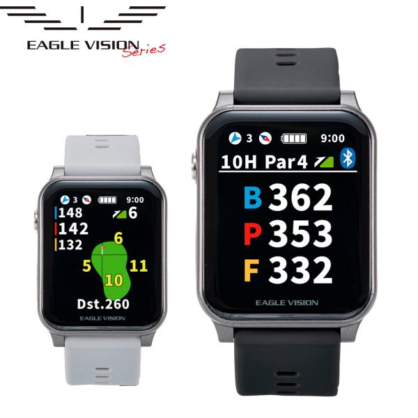 欲しい情報だけを見やすく、シンプルに表示。煩わしい操作からの解放。洗練されたシンプル設計が成功へと導きます。EAGLE VISIONのwatchシリーズは徹底的にゴルファー目線で作られた簡単操作・分かりやすいシンプルな表示・その快適性から多...
