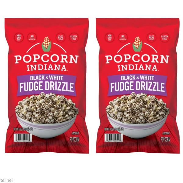 ポップコーン インディアナ ブラック &amp; ホワイト チョコがけポップコーン 482g×2袋商品の特徴◆甘さと塩味のバランス：ケトルコーンの甘さと塩味に、ダークチョコレートとホワイトチョコレートのダブルドリズルが加わり、絶妙なハーモニ...