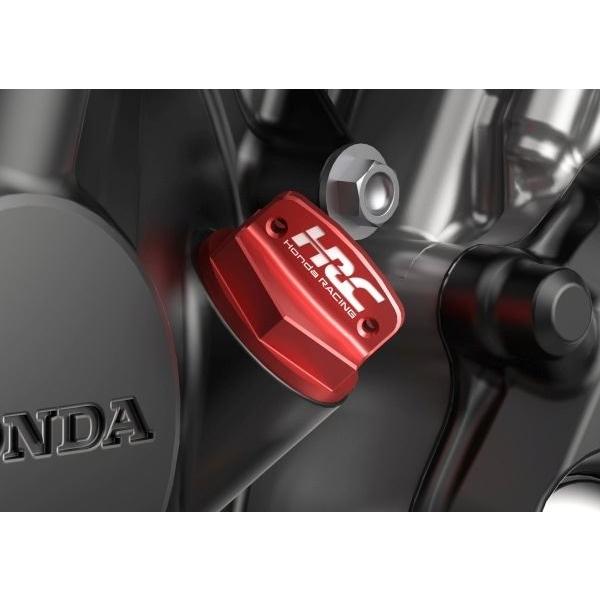 オイルフィラーキャップ CBR1000RR-R FIREBLADE 24ym品番：08F72-MKZ-J30適用号機：SC82-1200001〜 肉抜き加工を施し強度と軽量化を両立。また、サーキット走行用にワイヤーロック穴を装備。HRCマー...