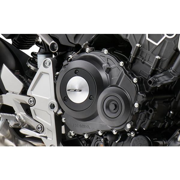 【送料無料】【Honda(ホンダ)】 21年モデル CB1000R用　クラッチカバー 08Z71-MKJ-E50【車両の高級感と統一感をアップ】◇アルミ材を贅沢に切削して作られたクラッチカバー。◇ブラックアルマイトとアルミ素地の2トーン仕上...