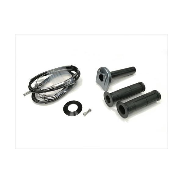 ACTIVE(アクティブ)  【4538792579641】 1063333 スロットルKIT (ホルダー:TYPE-3 Gメタ) 巻取φ36 (メッキ金具) 1050mm汎用スロットルキット TYPE-3 ■ガンメタリック アクティブ ス...