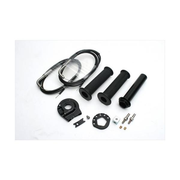 ACTIVE(アクティブ)  【4538792838762】 1064208 ハイスロKIT (EVO2) BLK 巻取φ42ハイスロットルキットEVO2 汎用キット ■ブラック ほぼすべてのハンドルに対応可能な最長1400mmの汎用ワイヤ...