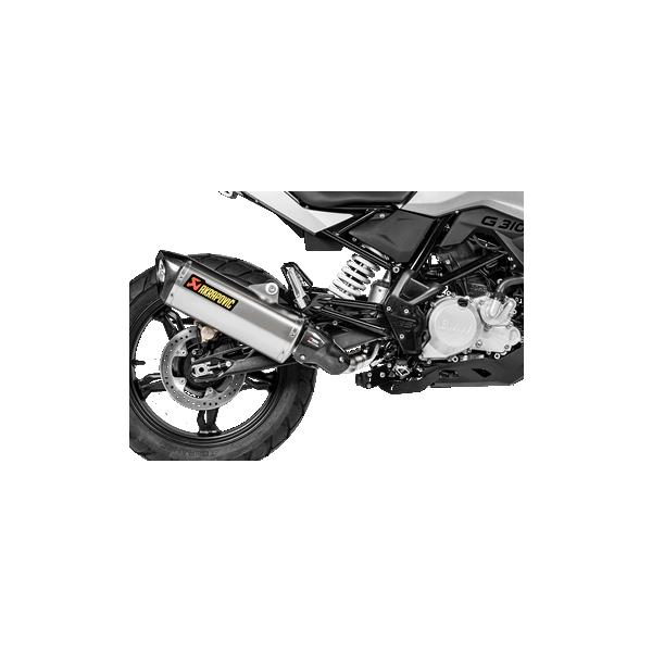 【4538792877754】  カーボンヒートシールドBMW G310R 17-23/G310GS 17-23 AKRAPOVIC アウラポビッチのカーボンヒートシールドです。発熱の激しいマフラーパイプに装着することで、熱からウェアを守り...