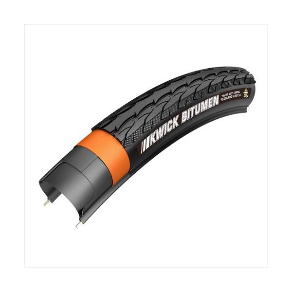 【KENDA(ケンダ) 】 【47853655964】 115473000 K1068KWICKBITUMEN（クウィックビチューメン）700x38CワイヤービードSRCK-SHIELDツーリングタイヤ ブラックKENDAのワイヤービード ...