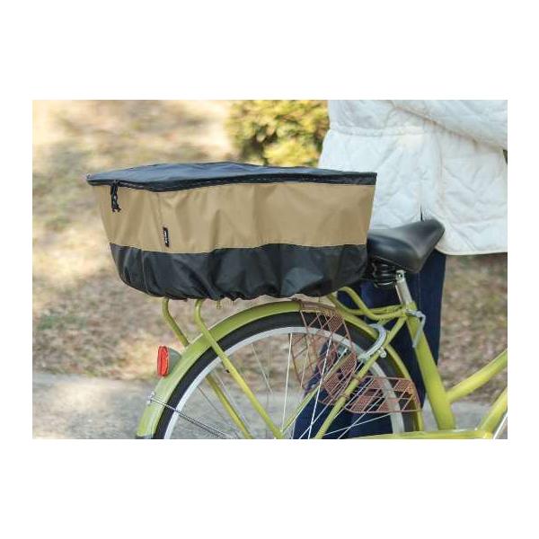 ツートンカラーの後ろ用バスケットカバー4色展開で様々な自転車と合わせやすいデザインの後ろバスケットカバーです。■カラー：グレー/ブラック(HGY/BK)、ネイビー/ブラック(HNV/BK)、カーキ/ブラック(KH/BK)、ベージュ/ブラック...
