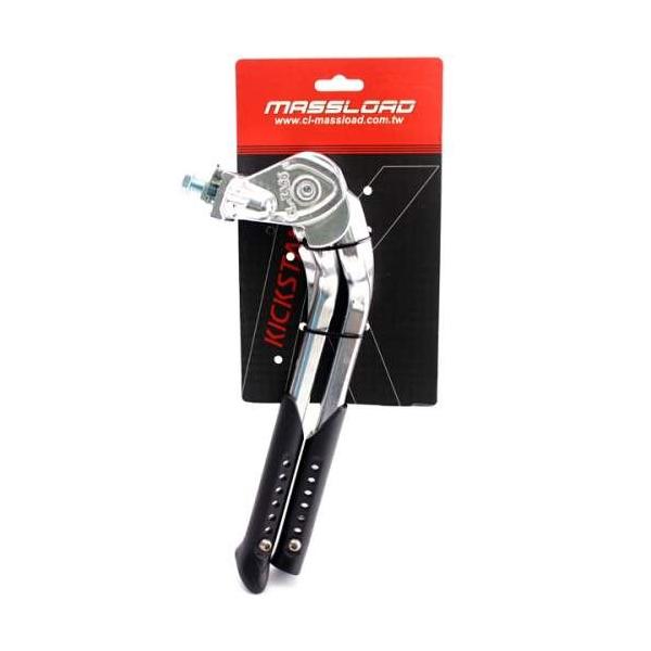 【asahi(アサヒ) 】 【4562333372743】 54927000 あさひ CL-KA56ダブルレッグスタンド24-28インチ対応 シルバースタンドを跳ね上げると、左右の脚が揃って格納されるタイプの両立センタースタンド。見た目がす...