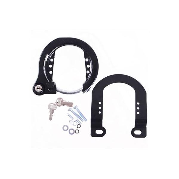 asahi(アサヒ)  【4562333411879】 67629000 あさひ MTBリング錠 ブラック MTB/クロスバイク用 Vブレーキ対応 カギ式 Vブレーキ仕様のMTBやクロスバイク等に最適・どの車種にも合わせやすいブラックボディ...