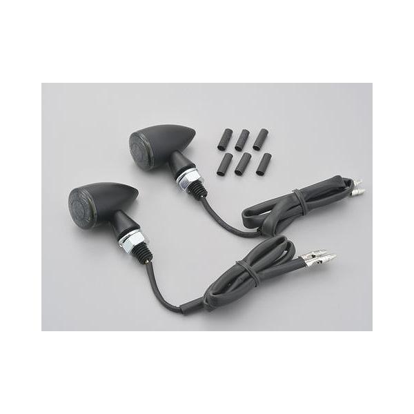 【DAYTONA(デイトナ)】 15288 ハイサイダー アポロ・ブレット（2個1セット）/マットブラック品番15288カラーマットブラックサイズタイプホワイトポジション付きフロントウインカー説明ホワイトポジション付きフロント側専用ウインカ...
