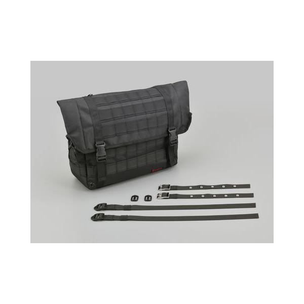 【デイトナ】 【4909449577042】 21774 サドルバッグWR DHS-20・水の浸入を防ぐシーム加工。・小分けポケット付き。・底面は熱に強い帆布生地を使用。・背面部をサドルバッグサポートに差し込むことで走行時の振れを抑制します...