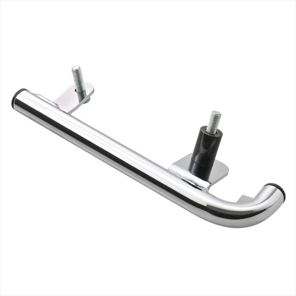 車体の取り回しやタンデム時のグリップとして便利なアシストグリップ。純正品のようなメインパイプの取り回しにより車体に馴染むデザインを実現。当社製ヘルメットロック(品番：61269 / 61271)との同時装着可能。【適合車種】W230(25)...