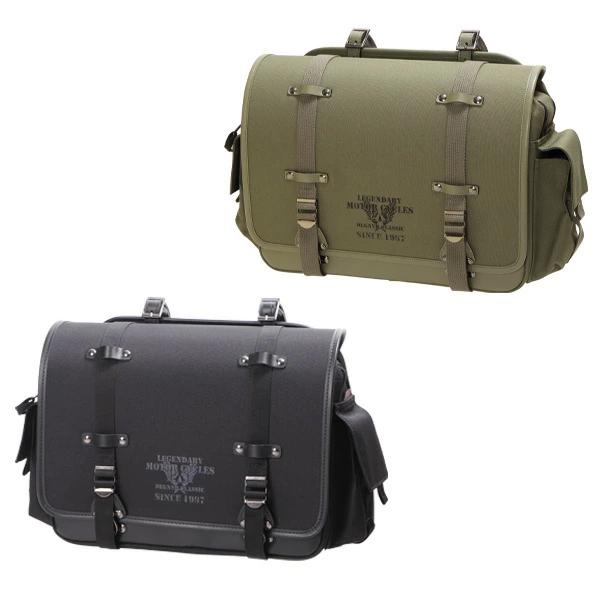 品　番：NB-132カラー：カーキ,ブラック素　材：PVC（合成皮革）,ポリエステルサイズ：縦30×横45×厚み12(cm)容　量：12L付　属　・レインカバー×1　・車体取り付けベルト×2　・バッグガード注意点■取付け、ご使用時の注意点■...