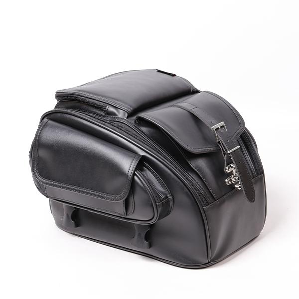 品　番：NB-174カラー：ブラック素　材：PVC（合成皮革）サイズ：縦34×横34×高さ23(cm)容　量：17L付　属・かんたんベルト×2・レインカバー×1・ショルダーベルト×1注意点■取付け、ご使用時の注意点■▼経年変化やご使用による...