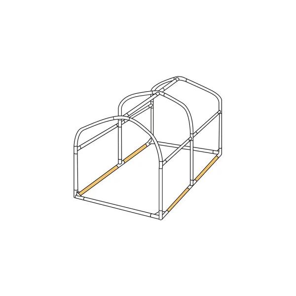 バイクガレージDCC330M 交換用パイプ（脚パイプ）曲がっても、折れても、交換すればまた使える。いつまでも守りたいガレージ空間のための、バイクガレージDCC330M用の交換用パイプ。交換用パイプは、必要に応じて指定の各パーツごとに購入でき...