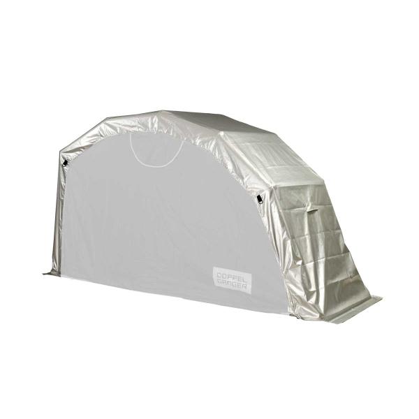 本製品はUV耐候カバーです。バイクシェルター本体（DCC570-BK）は付属しておりません。バイクシェルターの屋根を強い日差し、雨から護ります。DCC570バイクシェルター3専用設計。※次の製品には適合しませんのでご注意ください。ストレージ...