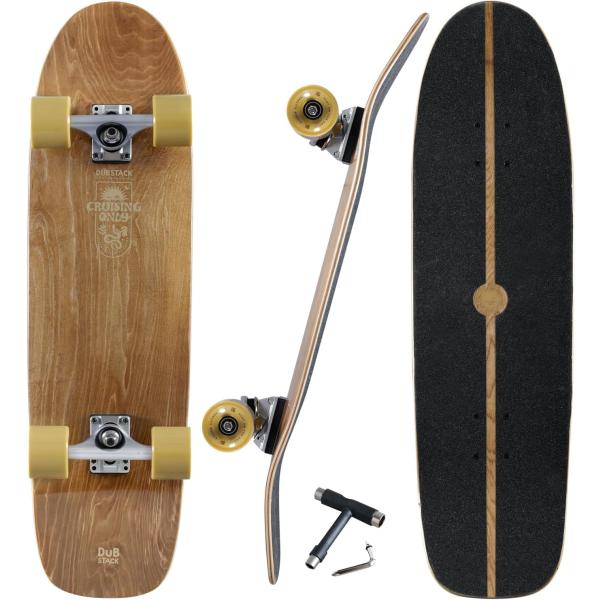 移動に特化したスピードクルーザーワンプッシュでどこまでも。サーフィンオフトレ？違います。完全に移動に特化したクルーザースケートボード。届いたその日からすぐ乗り出せるコンプリートセットです。プッシュ時にブレが起きず、チカラがそのままデッキに伝...
