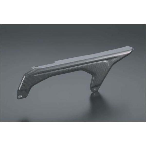 4945716300401 3D-TECH カーボンチェーンガード GPZ900R 030040-CB 【POSH FAITH(ポッシュ フェイス)】 サークルクランプタイプ。フォーククランプの取り付けにはトップブリッジを取り外す必要があり...