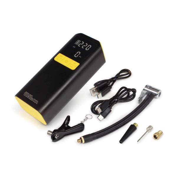 手軽にどこでも持ち運びができ、自宅、ツーリング先など場所を選ばず、どこでも使用できる “eエアーポンプ”Eエアーポンプはコンパクトボディーの為、手軽にどこでも持ち運びができ、自宅、ガレージ、ツーリング先など場所を選ばず、どこでも使用できます...