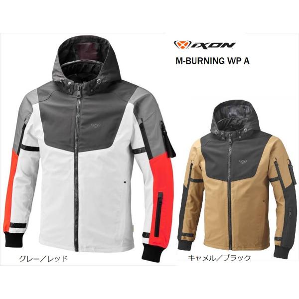 M-BURNING WP AXONのジャケットは全てAsia Fit（アジアフィット）を採用し、日本人の体形に合わせたサイズ感やプロテクションの配置、その他胸部プロテクター（別売）の取り付けが可能。肩と肘にはCE認可プロテクターを装備し、背...