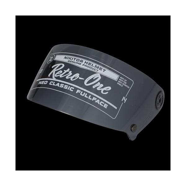RIDEZ　ライズ  【4527625108523】 NIKITOR SHIELD For Retro-One　ヘルメット専用シールド　スモークNIKITOR Retro-Oneヘルメット専用シールド！■安心の99％UVカット！ JAN C...